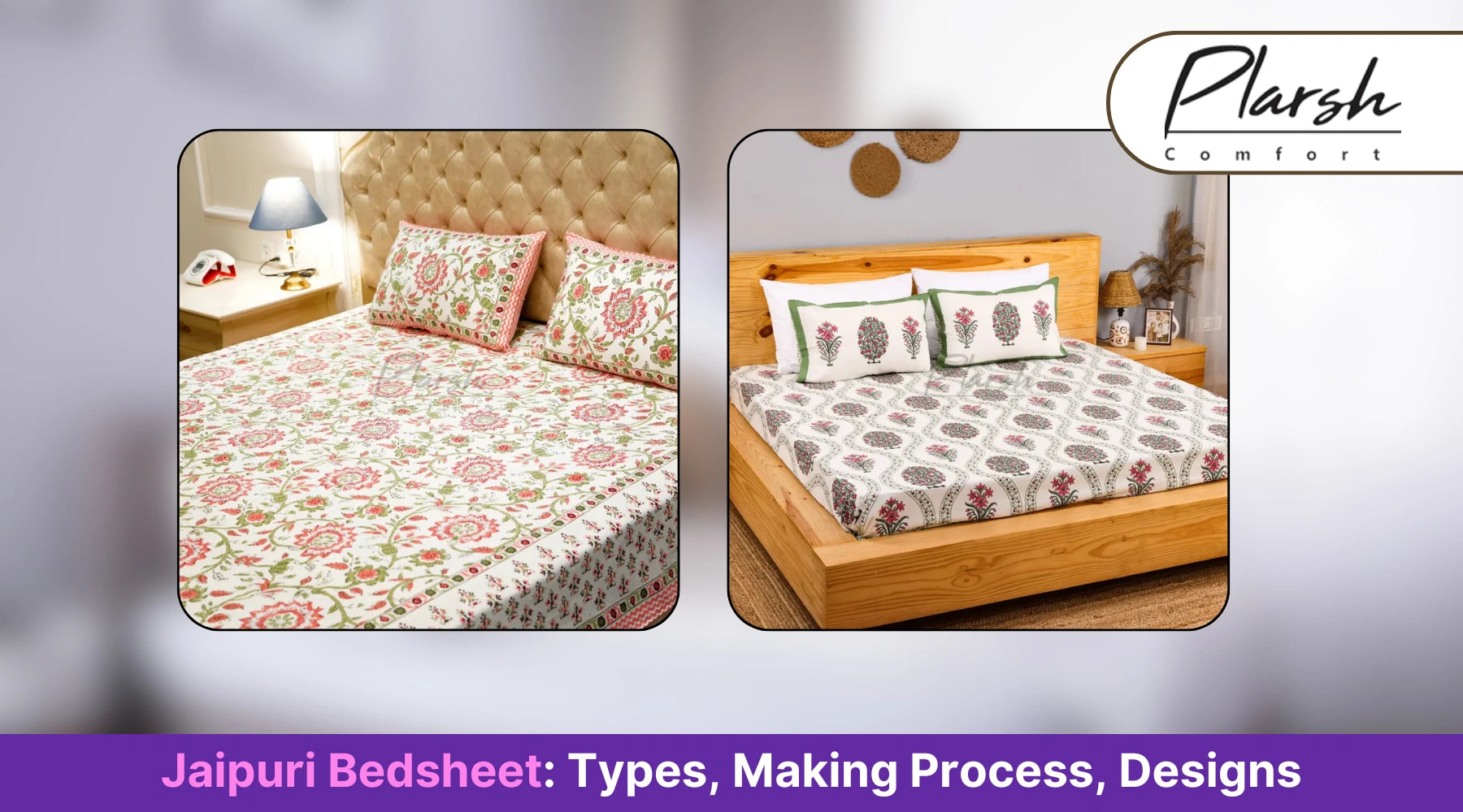 Jaipuri Bedsheet: Types, Making Process, Designs – Plarsh